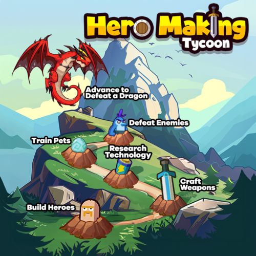 Hero Making Tycoon: A Hybrid Casual Idle Mobile Game Case Study